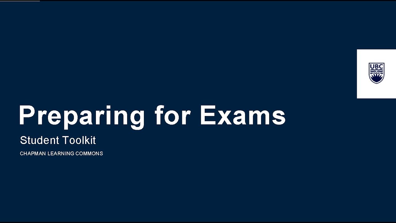 Preparing for Exams Toolkit - YouTube