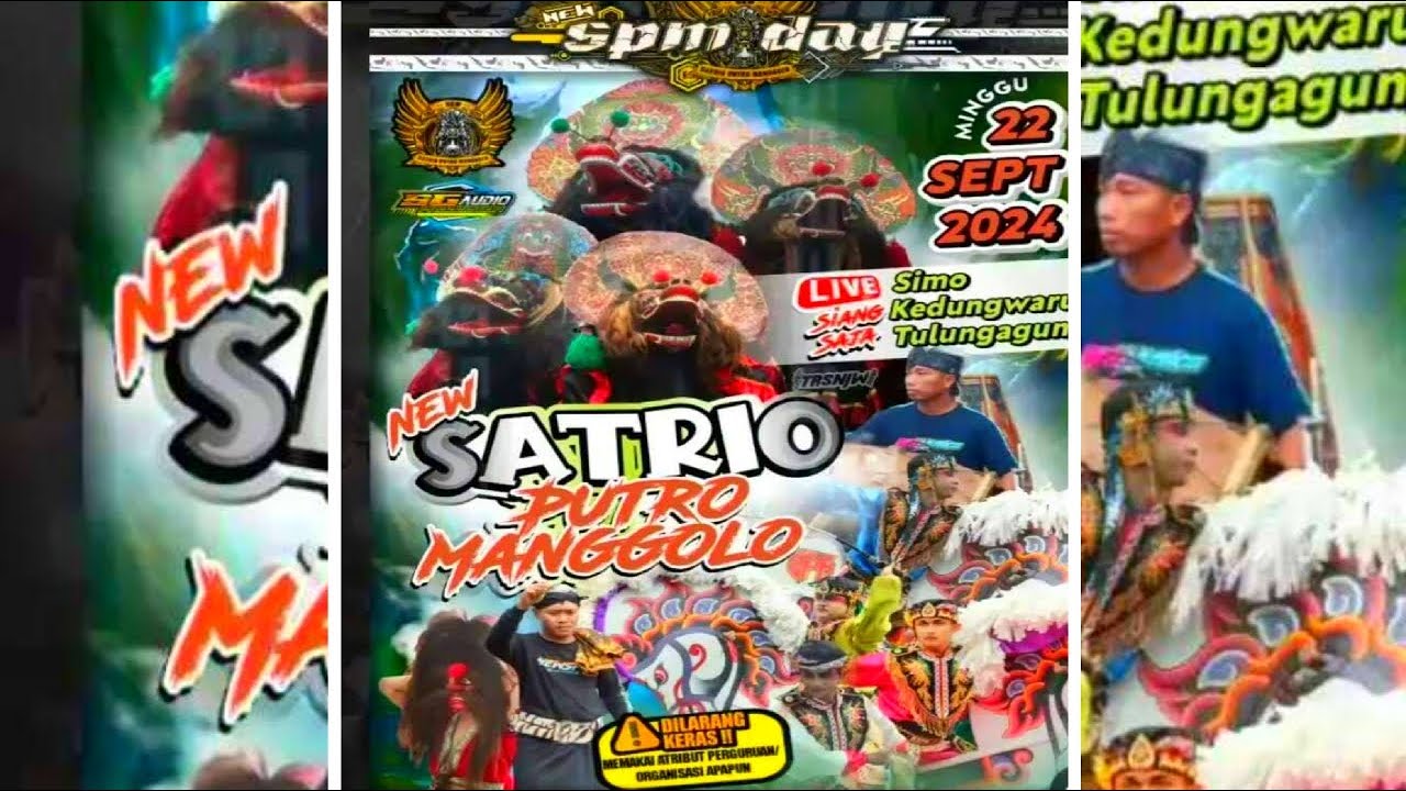 🔴 New SATRIO PUTRO MANGGOLO || Live Simo Kedungwaru, by SG audio pro - YouTube