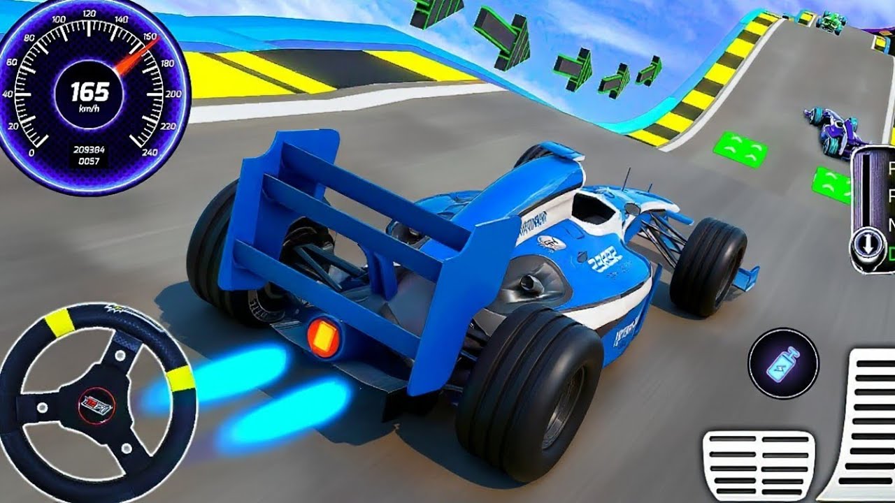Formula Car Stunt Racing 3D – Sky Ramp Mega Jumps Android Gameplay ...