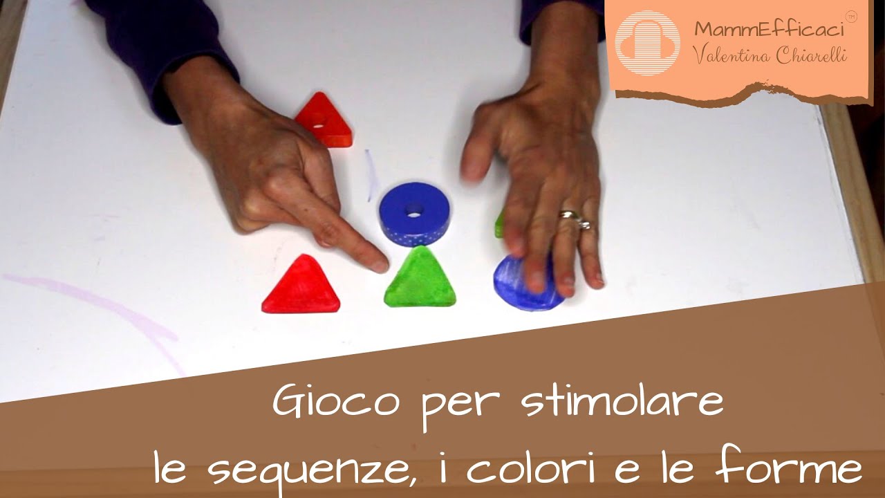 Gioco per stimolare le sequenze, i colori e le forme - YouTube