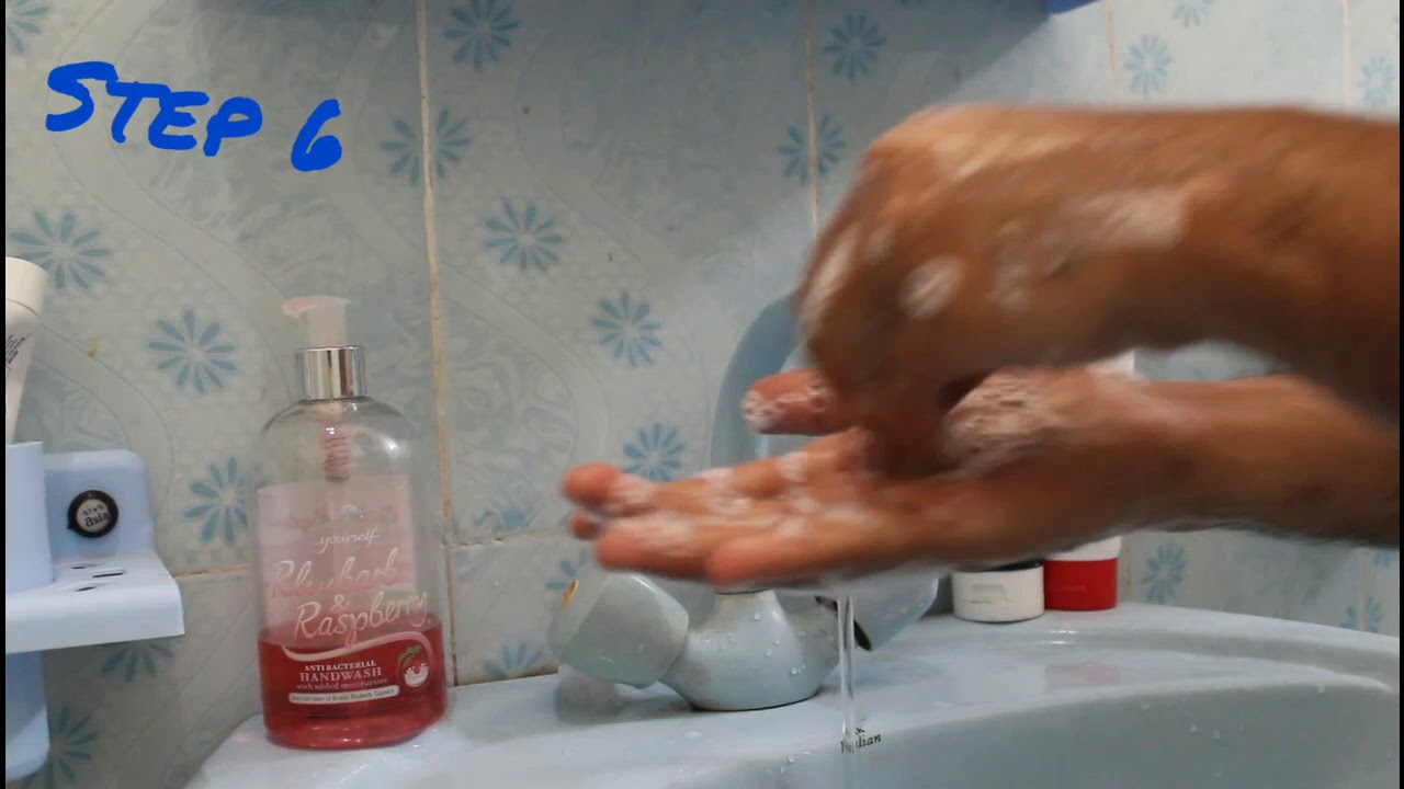 Hand-washing Steps Using the WHO Technique - YouTube
