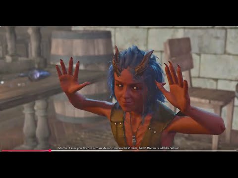 Last Light Inn | Mattis geeks out over Karlach - YouTube