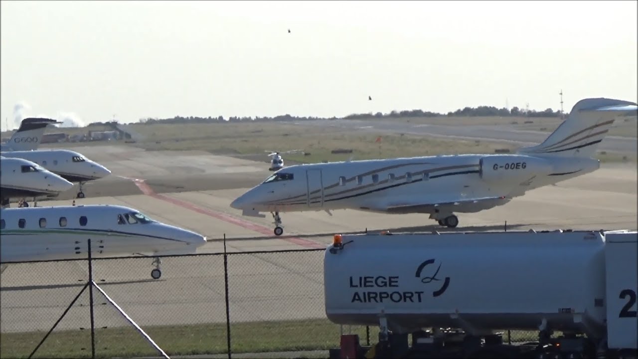 Formula 1 Private Jets depart Liege airport after Belgian Grand Prix ...