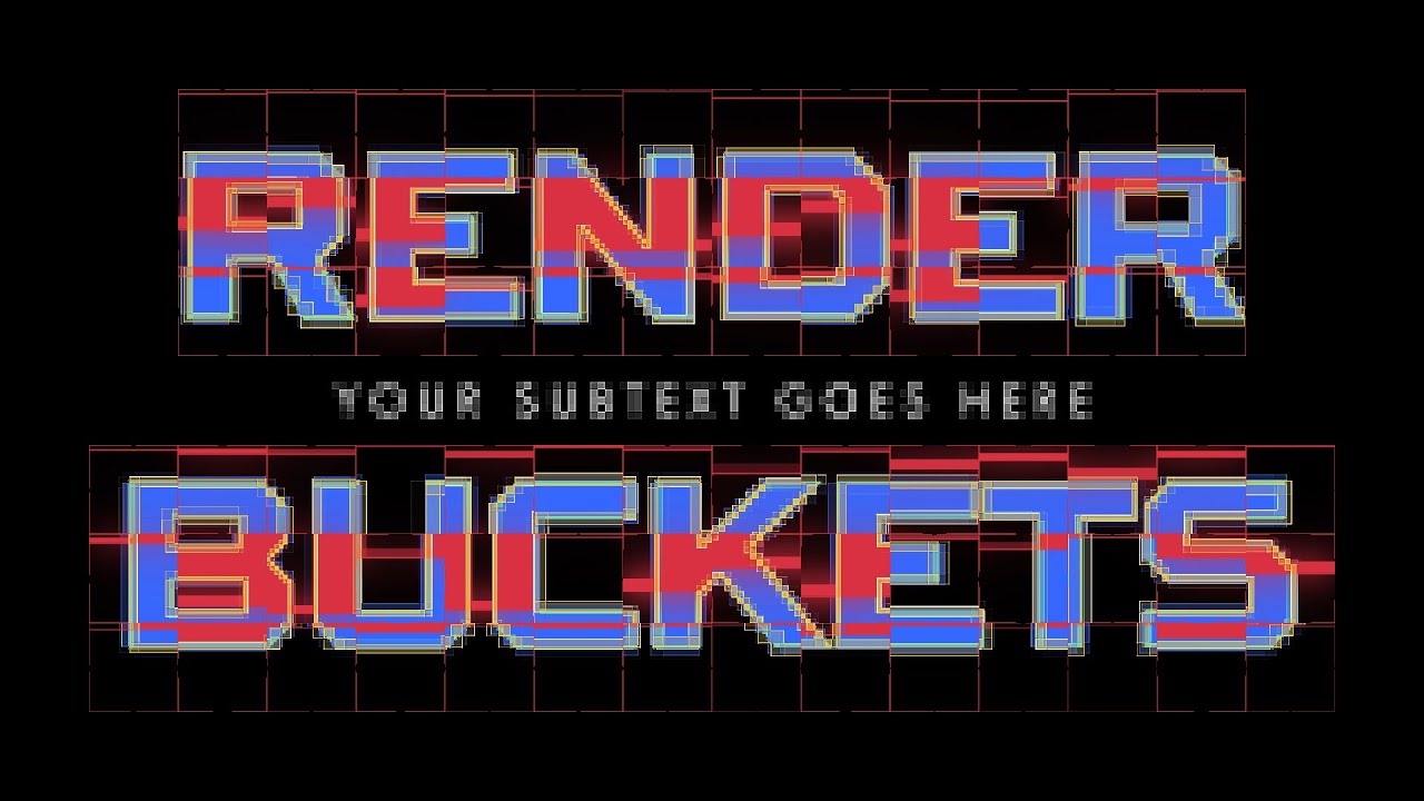 Render Buckets Titles - MOGRT for Adobe Premiere - YouTube