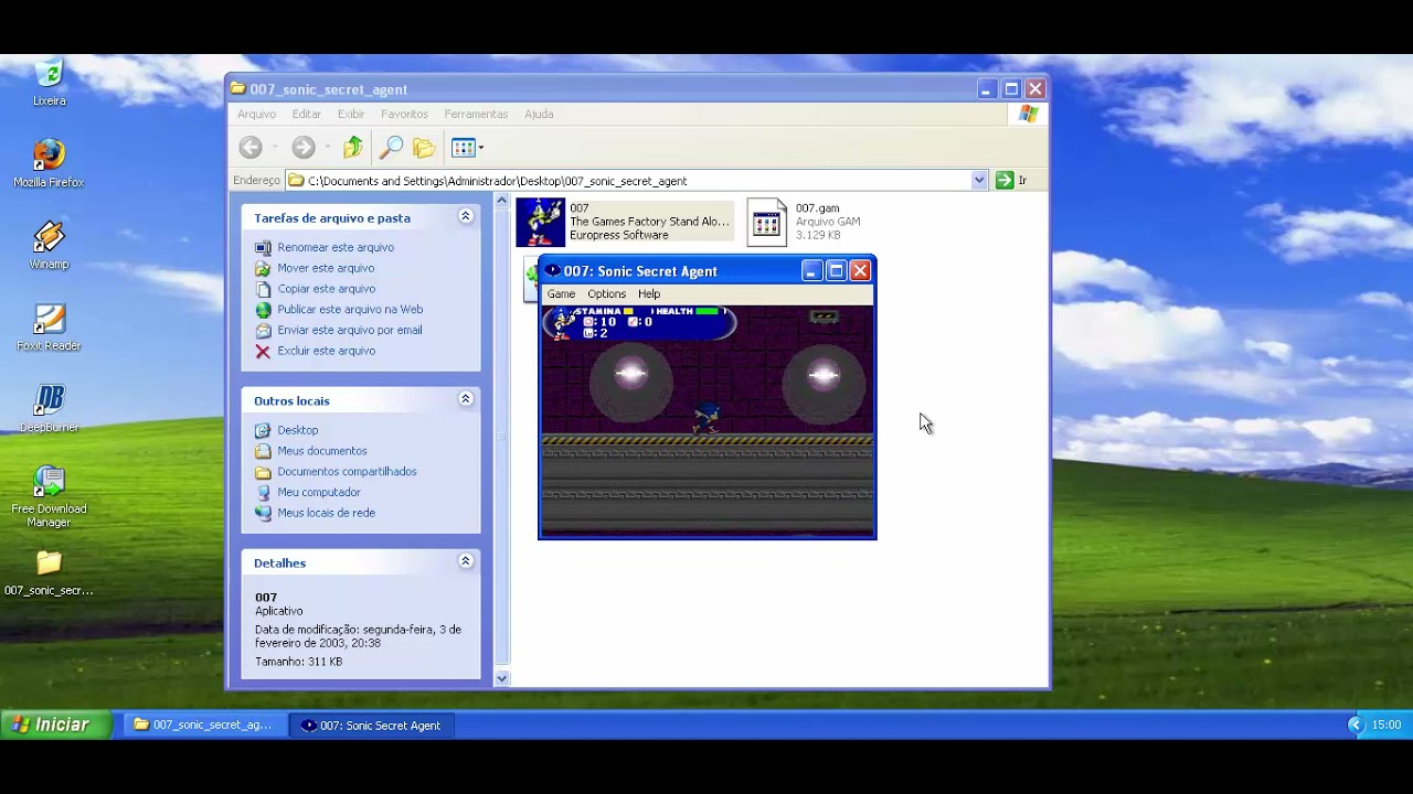 007 Sonic Secret Agent - YouTube
