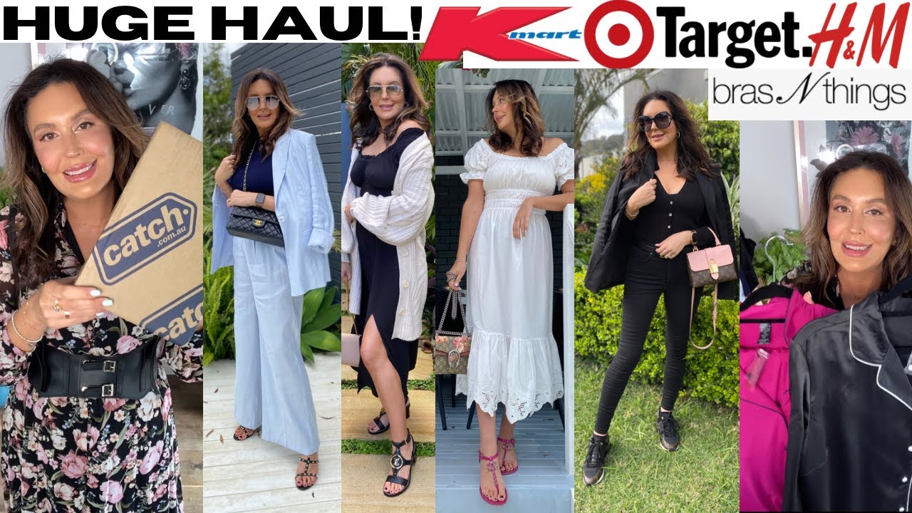 KMART, TARGET, H&M, CATCH OF THE DAY, BRAS N THINGS TRY ON HAUL | SEE ...