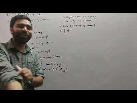 DIFFERENT TYPES OF SETS|| FINITE AND INFINITE SET|| NULL SET|| EQUAL SET|| SINGLETON SET ...