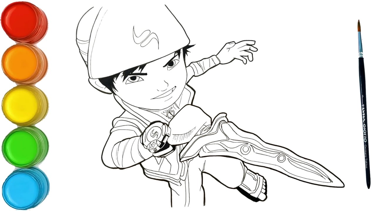 Menggambar dan mewarnai BoBoiBoy Galaxy SOPAN Episode Terbaru 2025 ...