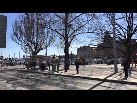 Beautiful Stockholm - Royal Swedish Army Band on parade 2016-04-10