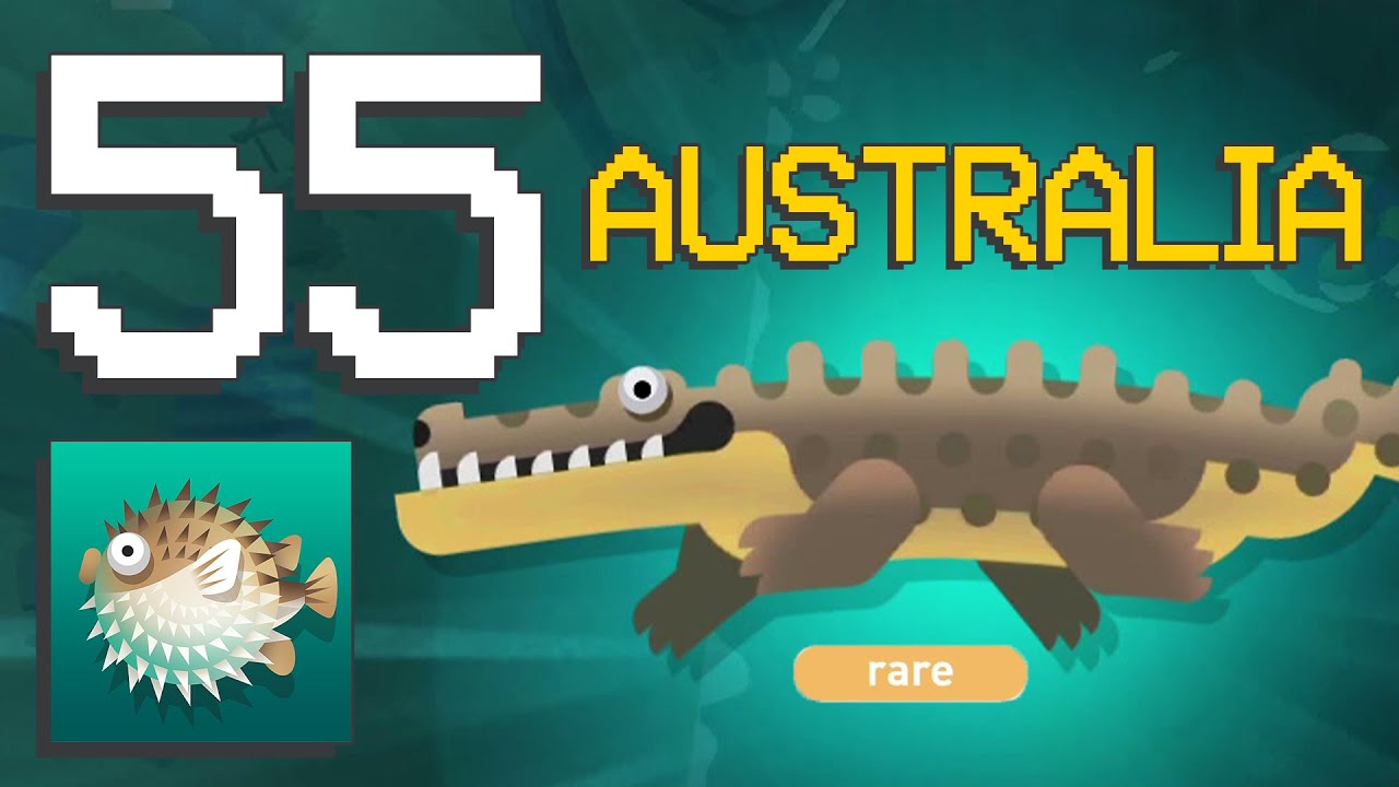 Creatures of the Deep - SALTWATER CROCODILE (rare) AUSTRALIA - PART 55 ...