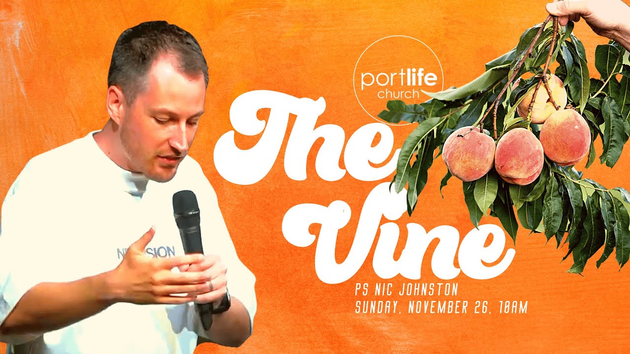 The Vine ~ Ps Nic Johnston | "THE GOSPEL OF JOHN" | Nov 26 - YouTube