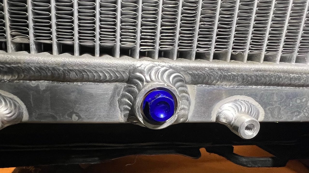 Aluminum leaky radiator….Drain bolt FIX... - YouTube