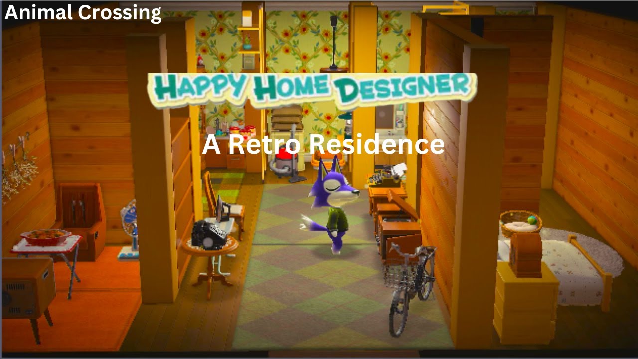 A Retro Residence for Lobo! Animal Crossing New Horizons, Happy Home ...