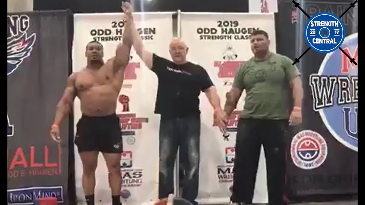 Larry Wheels First Strongman Competition - MAS wrestling (Event 3/8 ...