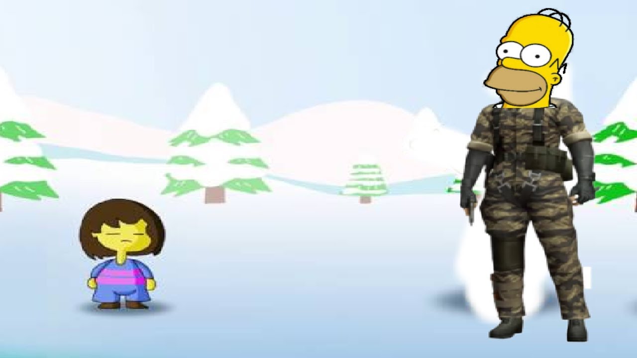 NAKED SNAKE IN UNDERTALE - YouTube