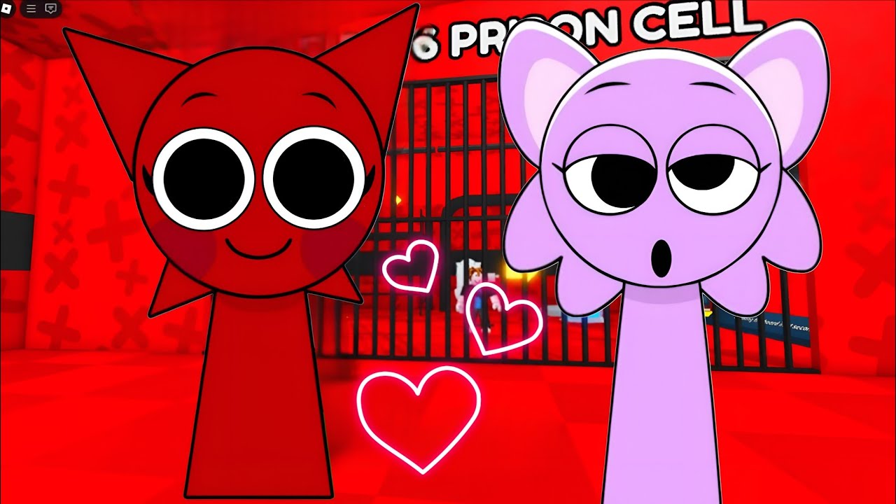 PINK MILI SPRUNKI vs RED ( MROONA ) SPLANKI PRISON RUN FULL GAMEPLAY ...