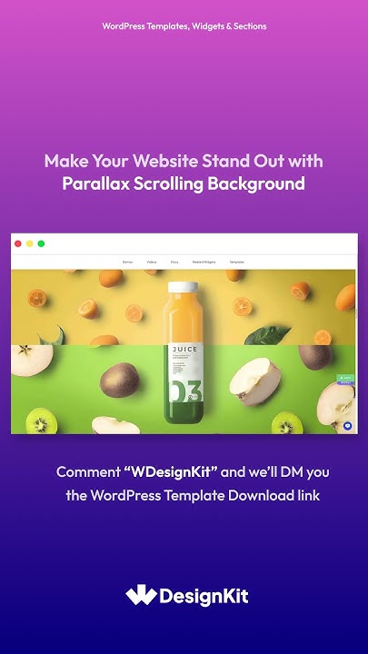 Add Parallax Scrolling Backgrounds in Elementor - YouTube
