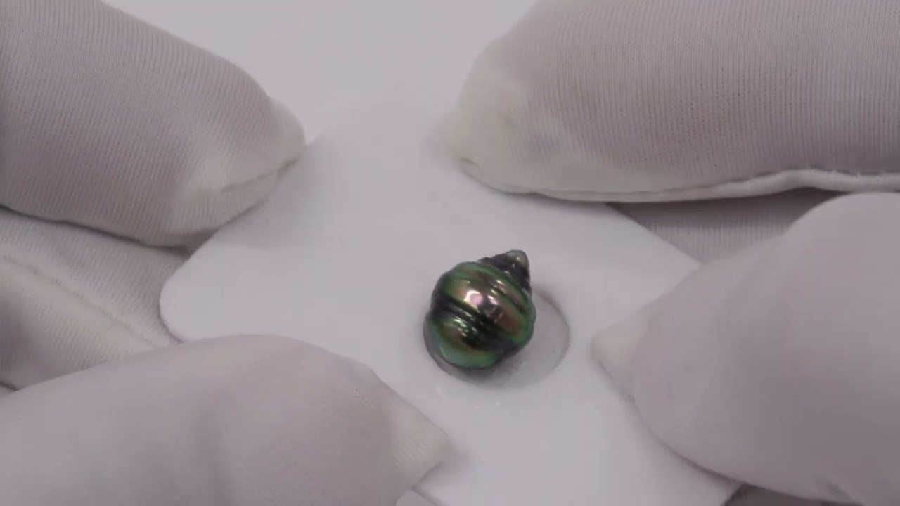 1pcs Green 9mm - Tahitian Pearl Single LP1089 - YouTube