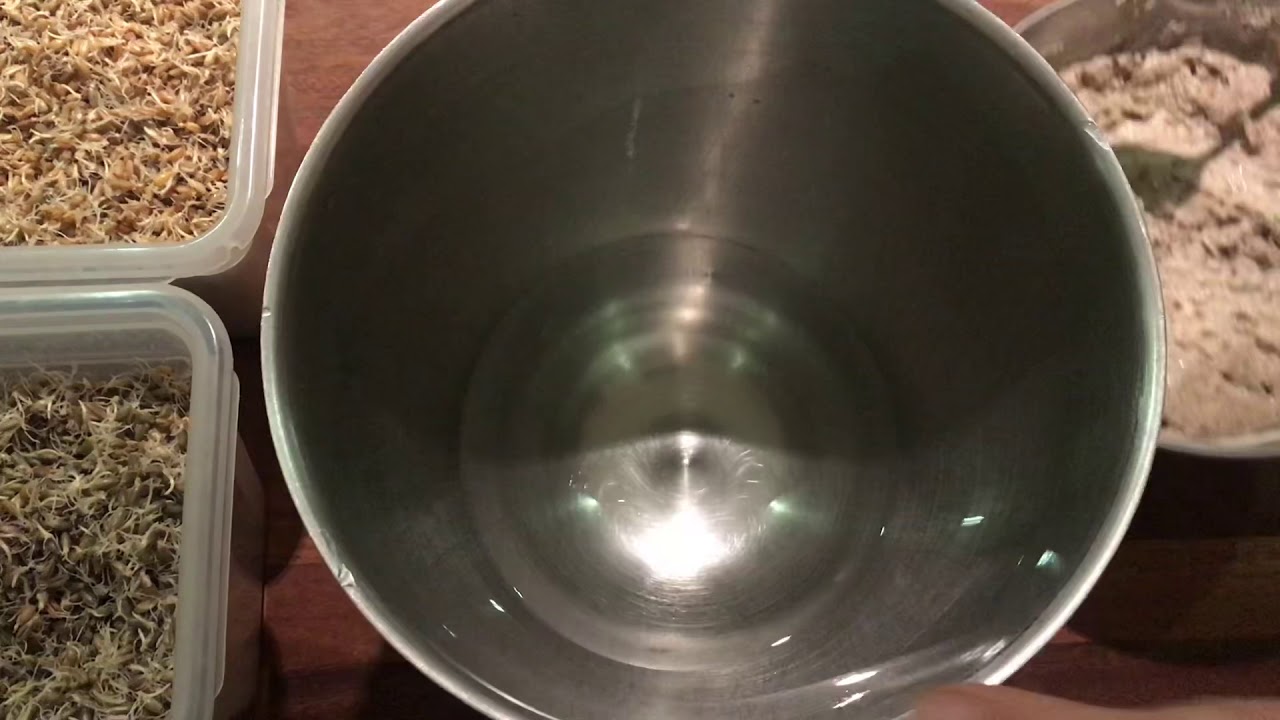 Bland mild fordej med vand - ingen gær - YouTube