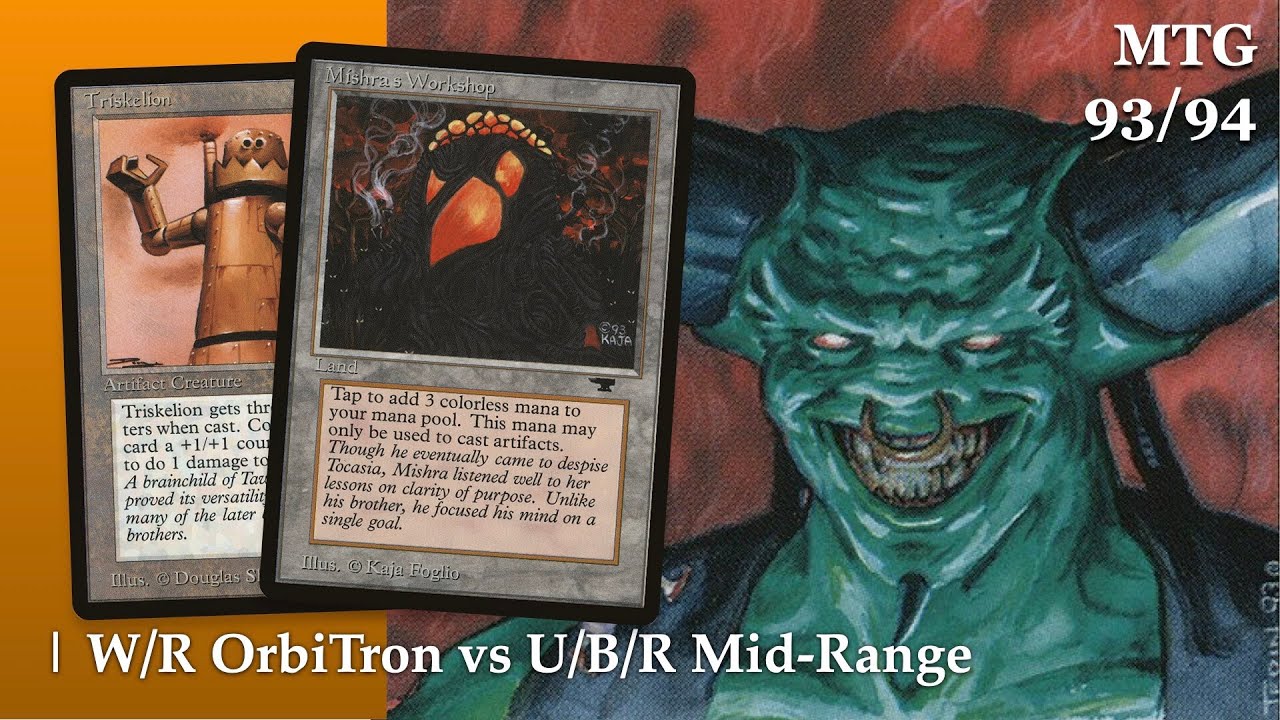 R/W UrzaTron vs U/B/R Mid-Range | Old School Magic the Gathering MTG | 280 - YouTube
