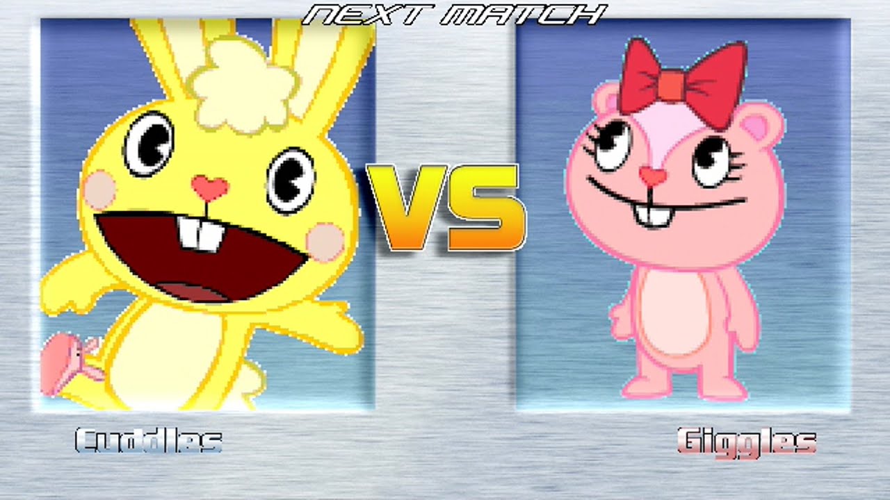 M.U.G.E.N REQUESTS | Cuddles vs Giggles - YouTube