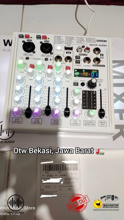 SOLD! Wave MIX4USBV2. Menyala terus mixernya jgn kasih redup. Thx bro sudah jajan di IMS 🔥🔥🔥 ...