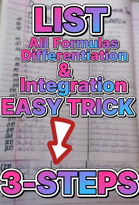 Math Shortcuts:Your Easy Handbook for Integration and Differentiation Formulas#short# ...