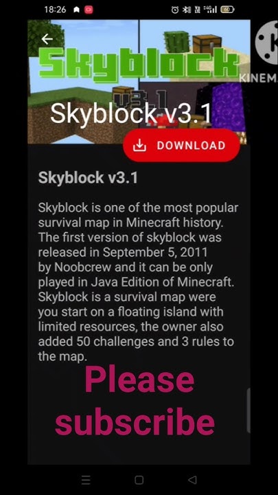 how to download sky block mod in Minecraft #minecraft #gaming #viral ...