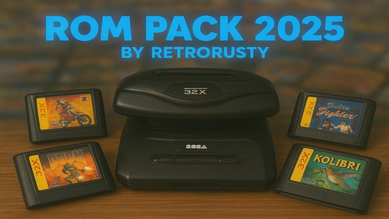 Sega 32X Rom Pack 2025 (38 Games + Art) - Retrobat - YouTube