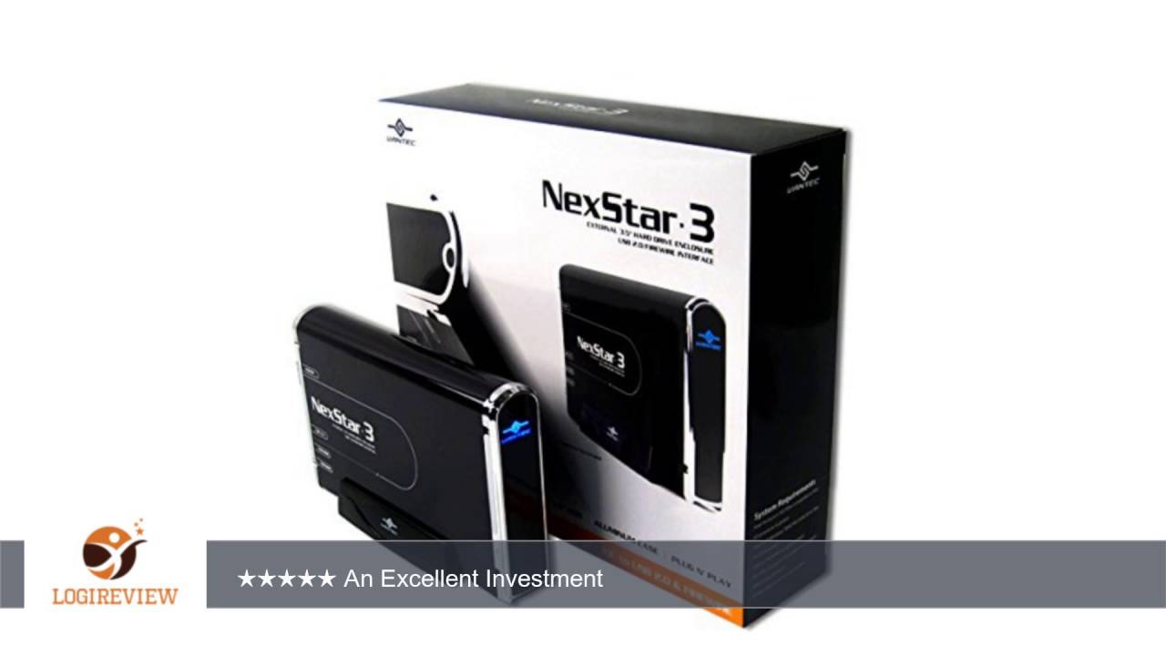 Vantec NexStar 3 NST-360UF-BK 3.5-Inch IDE to USB 2.0 and 1394a ...