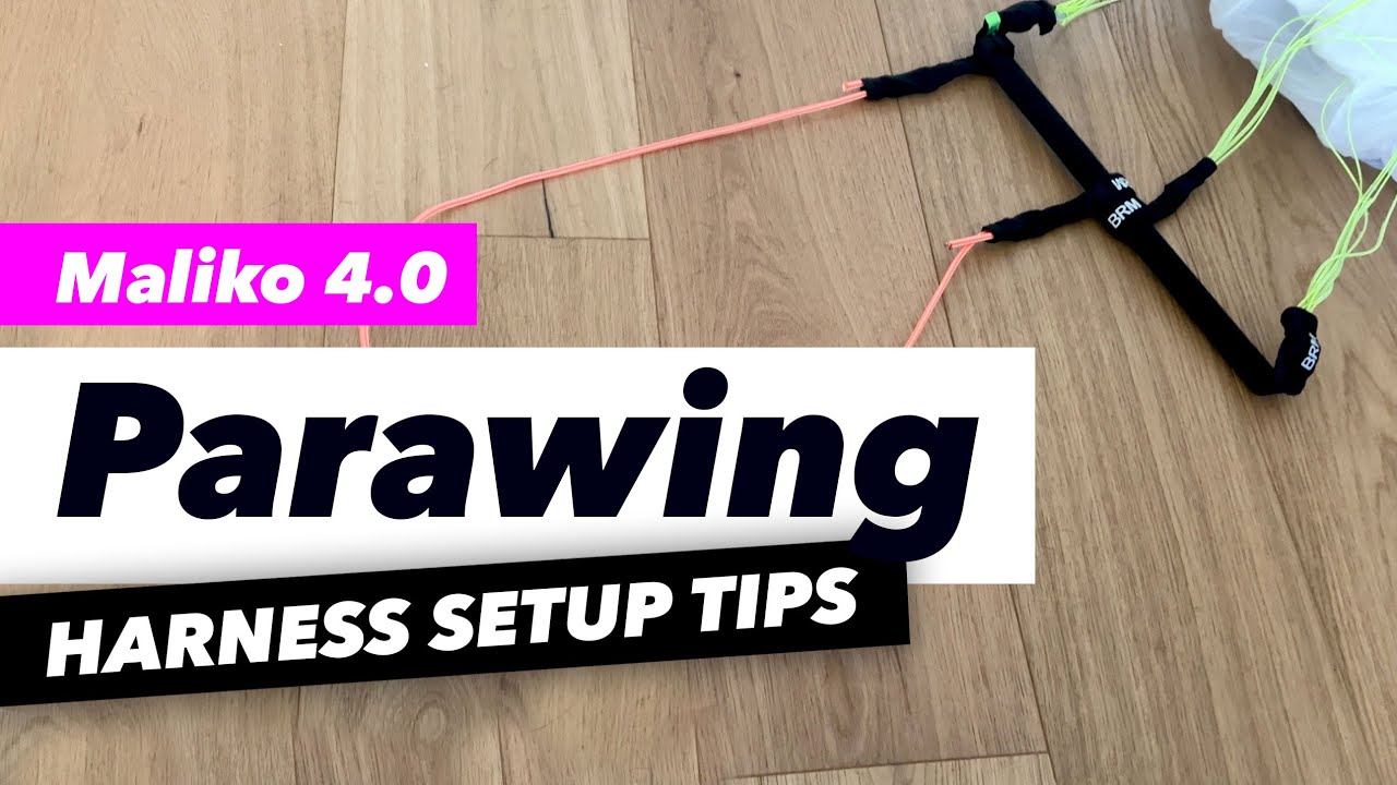 Parawing - How to setup up a harness line - Knots and Tips! - YouTube