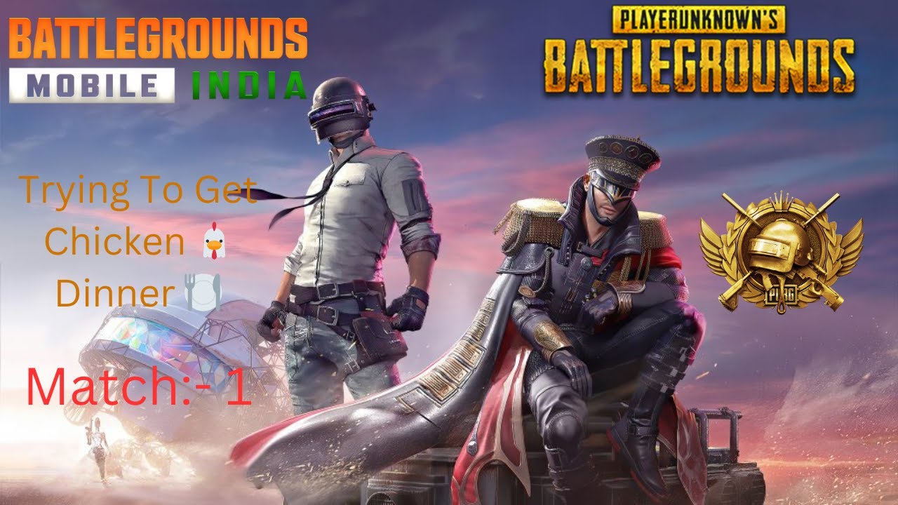 BGMI | Trying to Get Chicken 🐔 Dinner 🍽️ | Match:- 1 #pubgmobile #bgmi ...