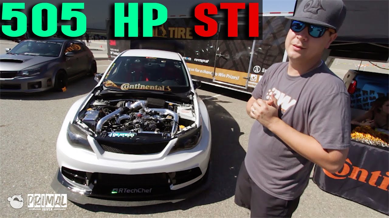 505 HP 526 TQ Subaru STI - YouTube