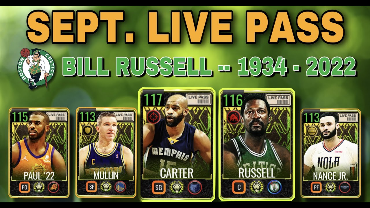 SEPTEMBER LIVE PASS ! 117 CARTER 116 RUSSELL ! ALL LP GAMEPLAY ! NBA ...