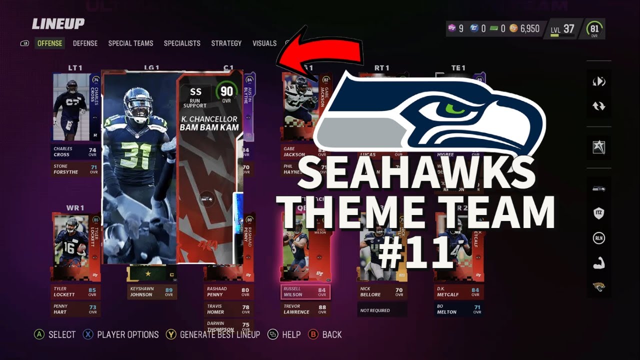 50/50 SEAHAWKS THEME TEAM #11 - MADDEN 23 - BAM BAM KAM!!! - YouTube
