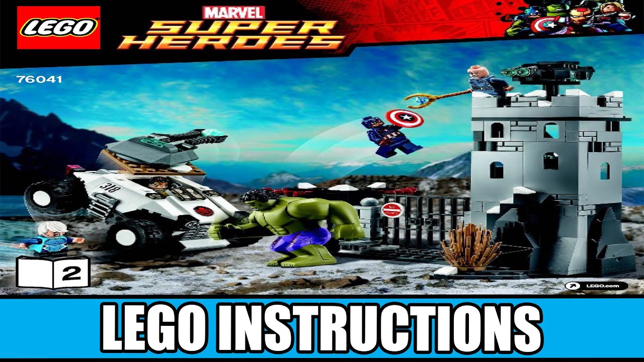 LEGO Instructions | Marvel | 76041 | The Hydra Fortress Smash (Book 2 ...