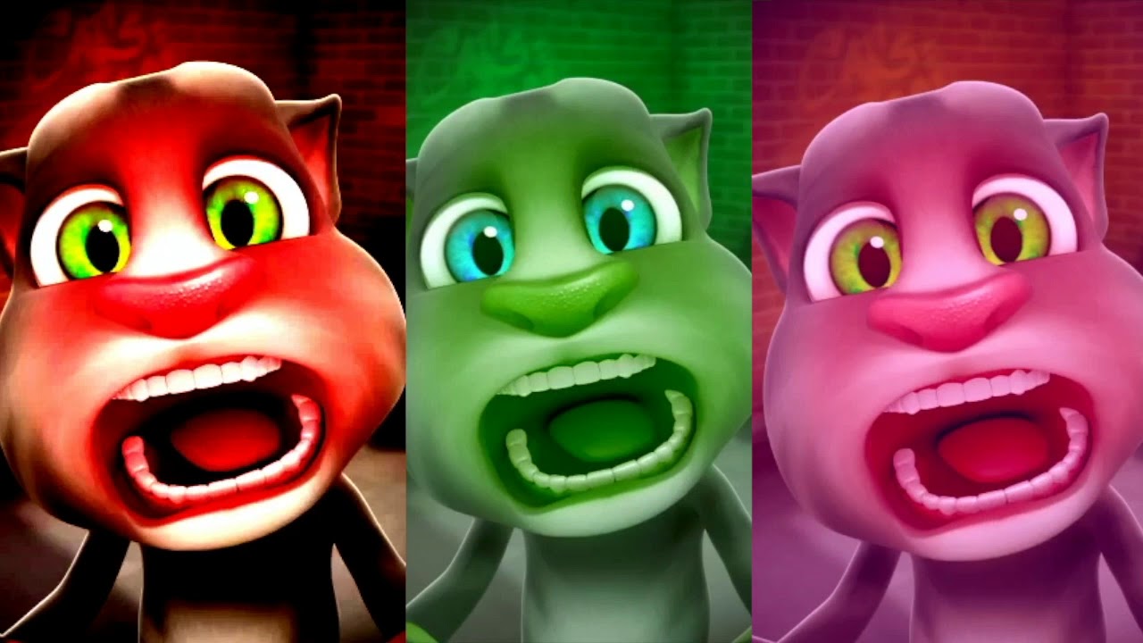 Learn Colors with My Talking Tom Colour for Kids Animation Education ...
