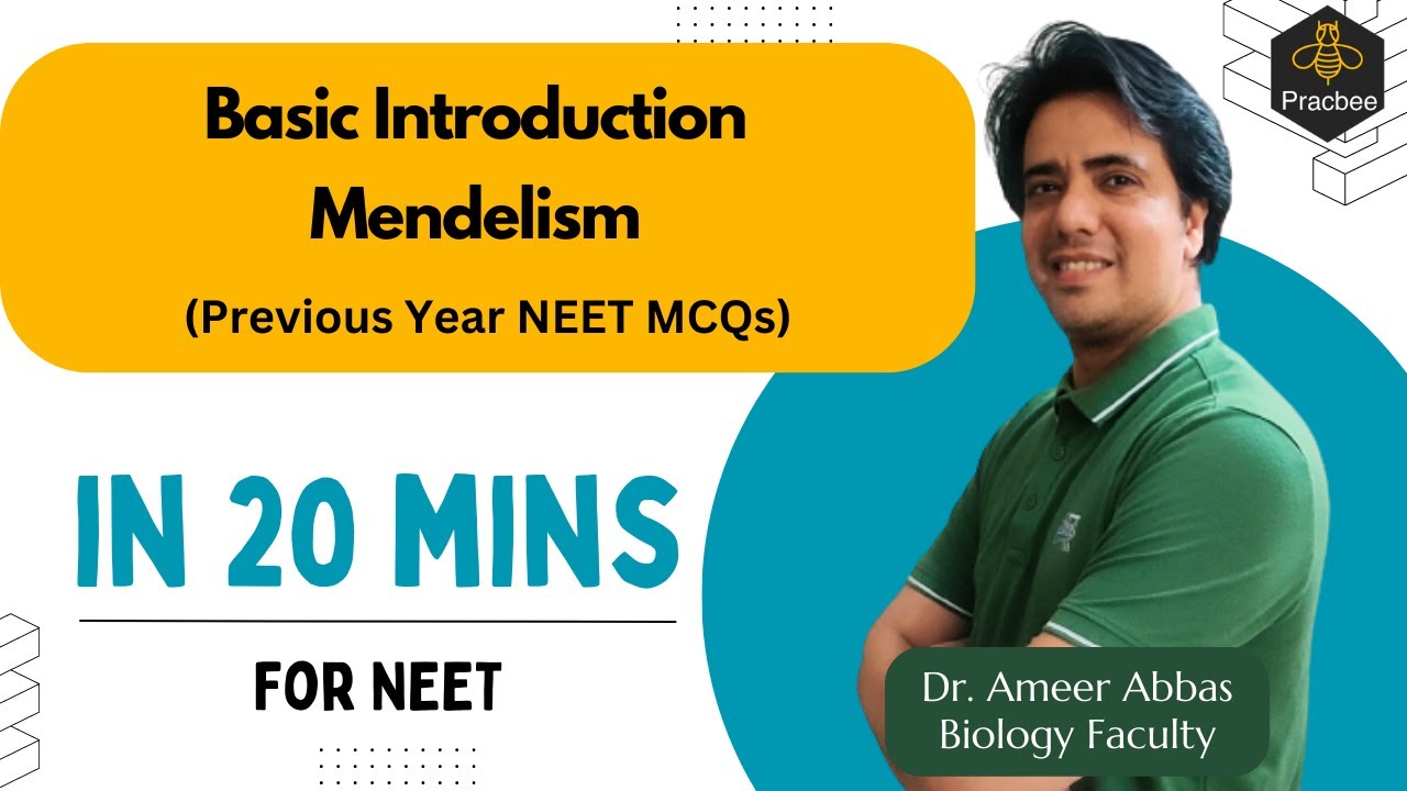 Most Important MCQs Mendelism | Principle of Inheritance & Variations ...