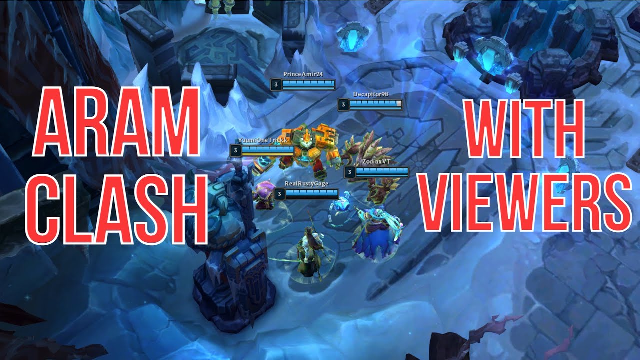 We Played an Entire Clash Tournament with Viewers! (ARAM Clash) - YouTube