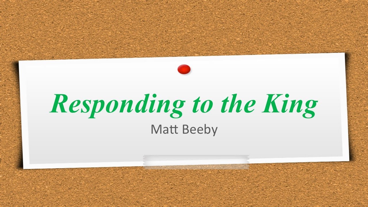 Responding to the King - Matt Beeby / Sports Plus 2013 - YouTube