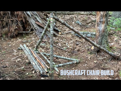 Bushcraft chair build - YouTube