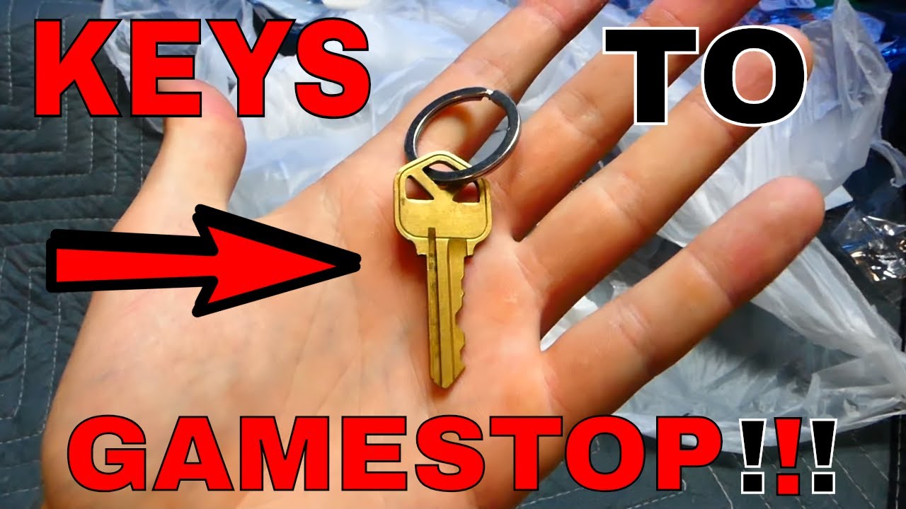 I Found the KEYS To GAMESTOP!! Does it OPEN Gamestop?!? - YouTube
