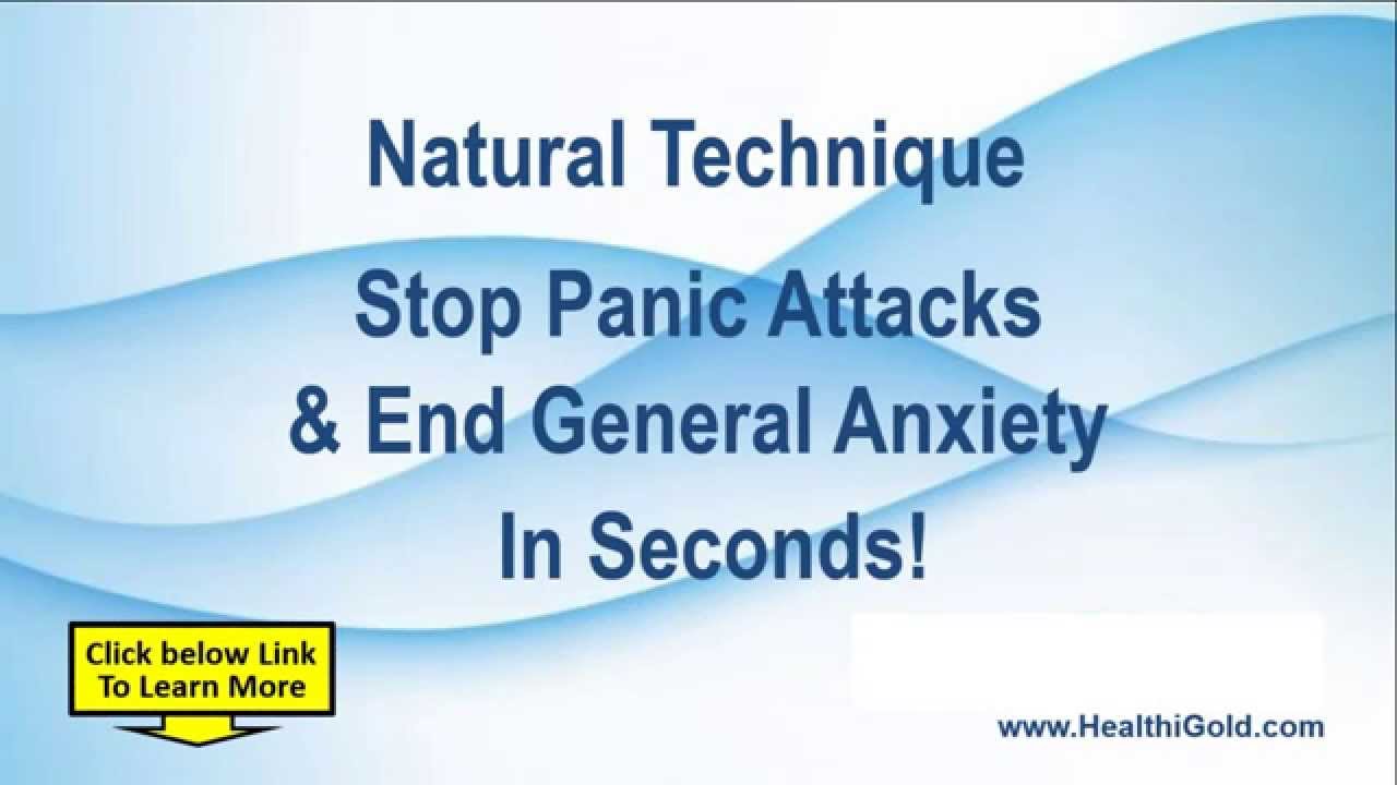 Panic Solution for Dummy | The 60 Second Panic Solution - YouTube