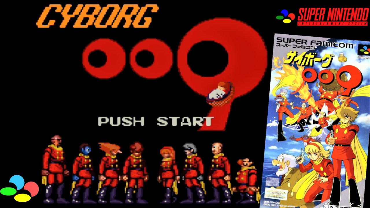 Cyborg 009 - English Patched - (1994) Super Nintendo (SNES) Gameplay in ...