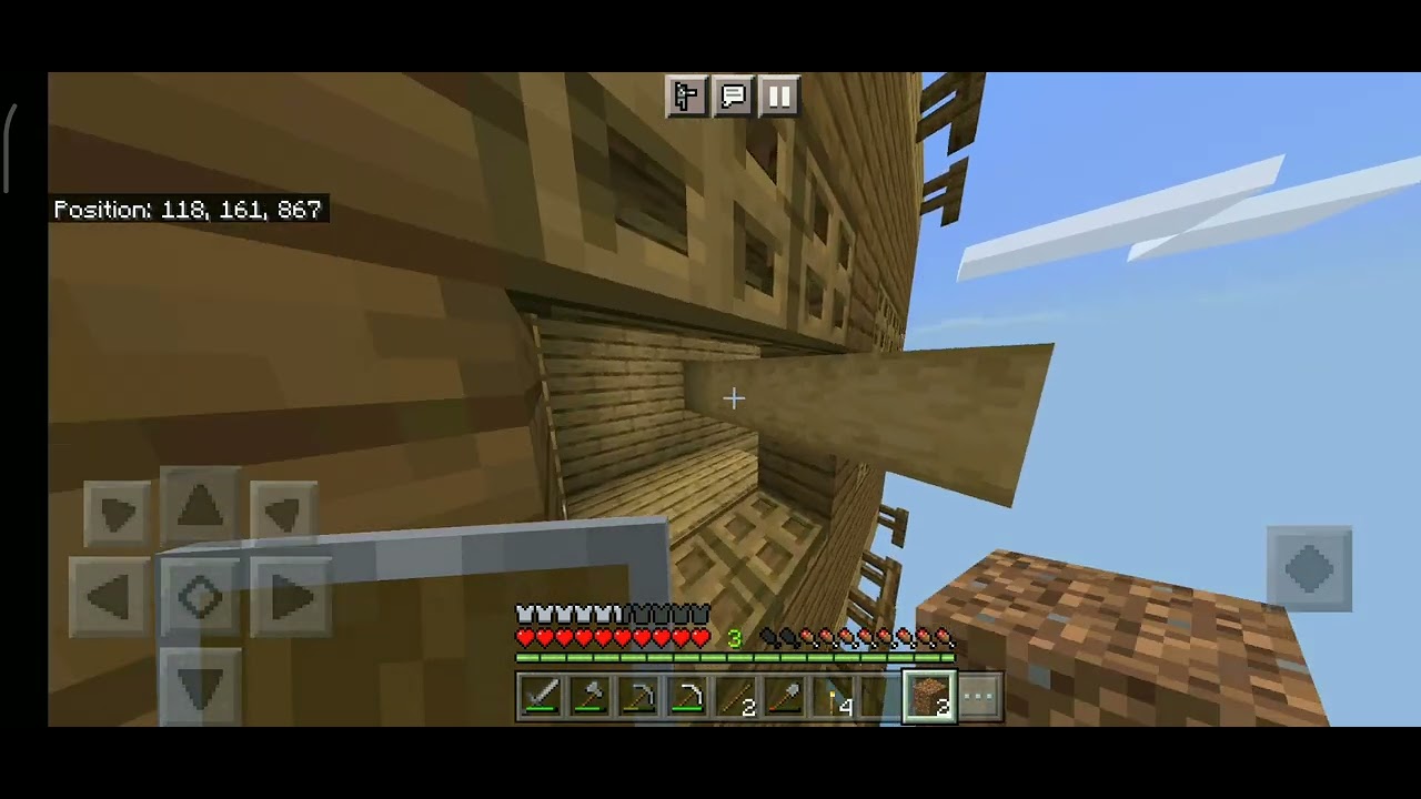 A Floating shipwreck in minecraft - YouTube