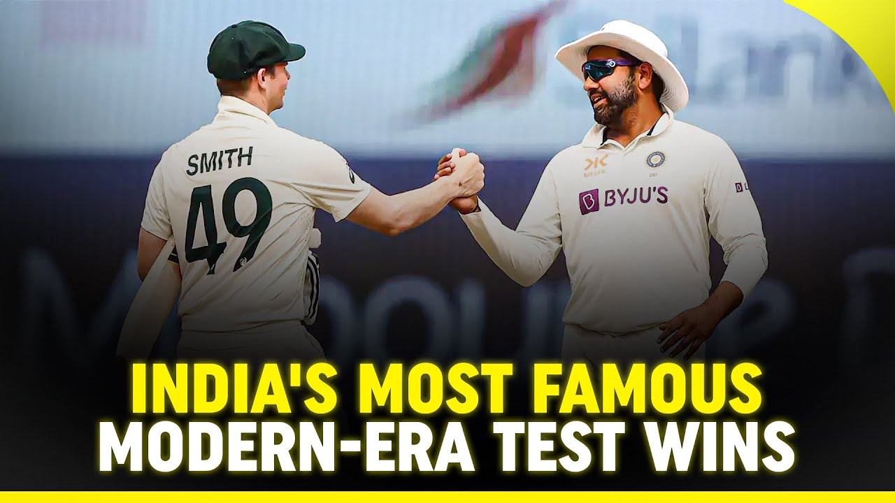 India's most famous Test wins of the modern era #cricket #icc - YouTube