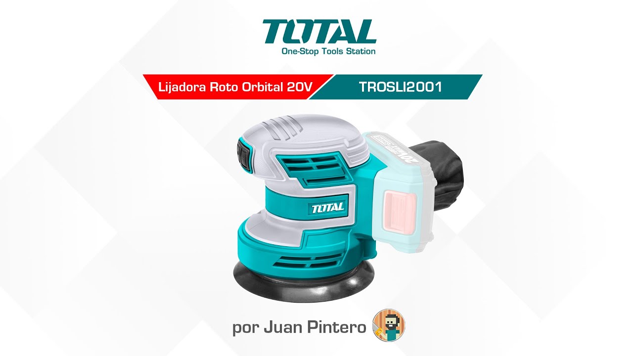 Lijadora Roto Orbotal 20V TROSLI2001 TOTAL por @Juan Pintero - YouTube