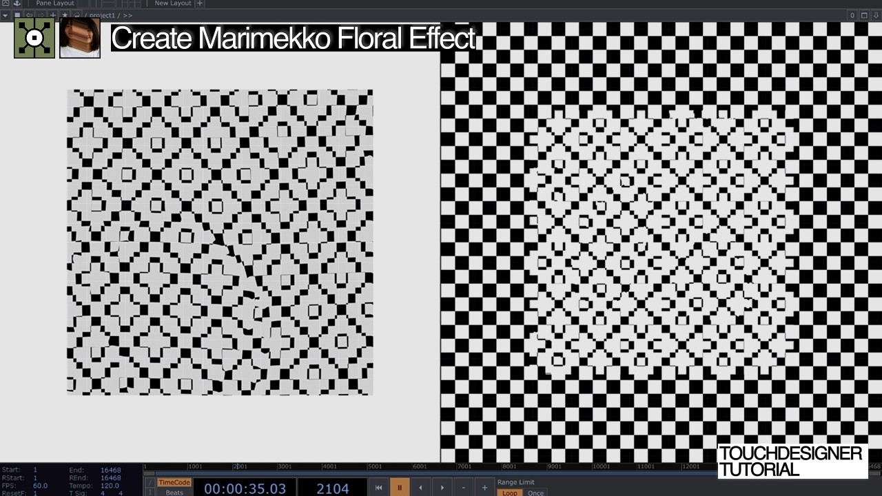 Create Marimekko Floral Effect with TouchDesigner - YouTube