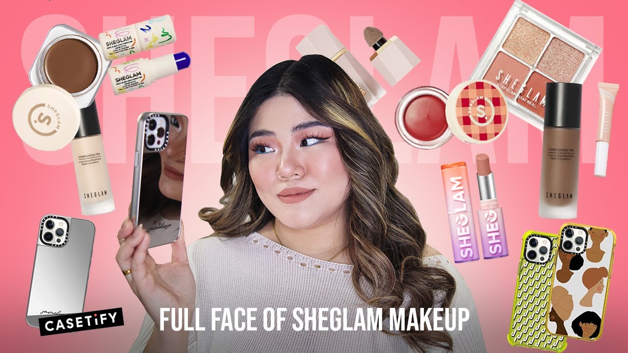FULL FACE OF #SHEGLAM MAKEUP WITH #CASETIFY MIRROR CASE 2023 | ASIAN ...