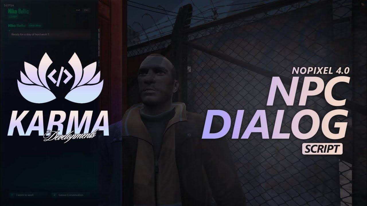 Fivem - Inspired NoPixel 4.0 NPC Dialog V2 [QBCore/ESX/Standalone] - YouTube